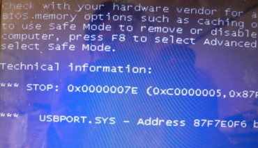USBPORT.SYS STOP:0x0000007E エラー - パソコン便利屋 どらともサポート ブログ